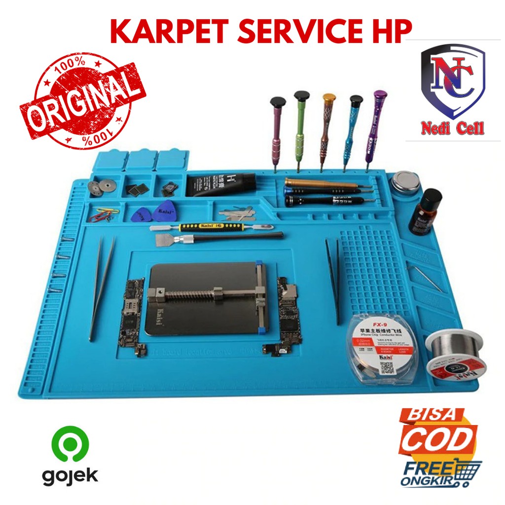 Jual Karpet Anti Panas Alas Service HP/ Elektronika | Shopee Indonesia