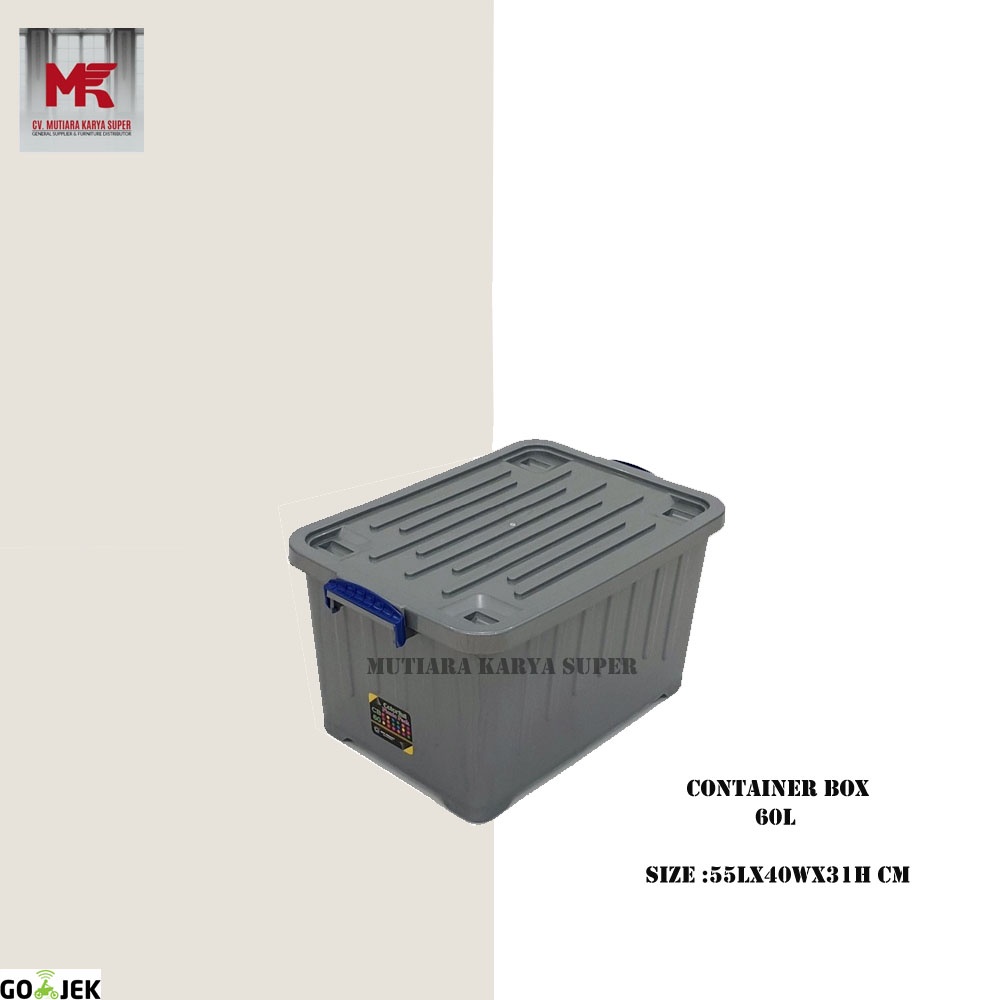 Jual Container Box | Container Box Abu abu | Kotak Penyimpanan | Shopee ...