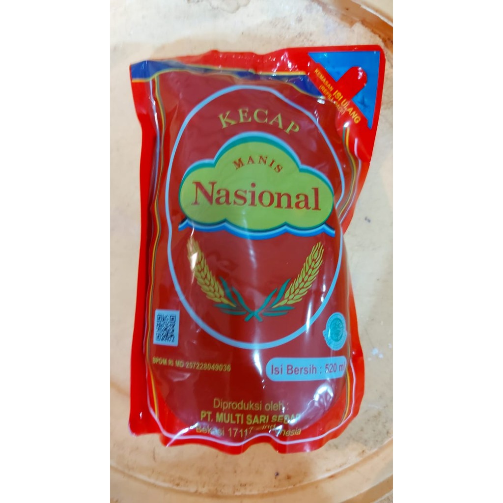 Jual Kecap Manis Nasional 520 ml / Pack | Shopee Indonesia