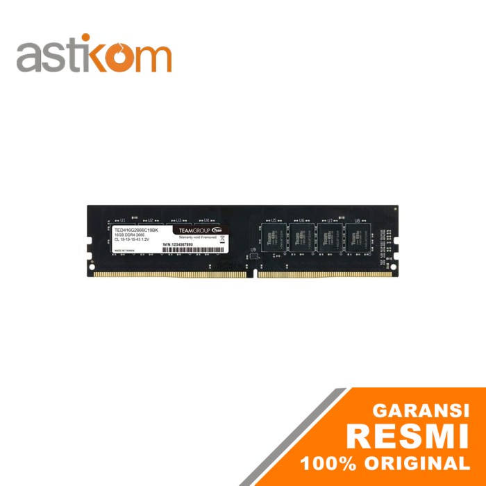 Jual Memory Longdimm RAM PC Team Elite DDR4 16GB 2666Mhz | Shopee Indonesia