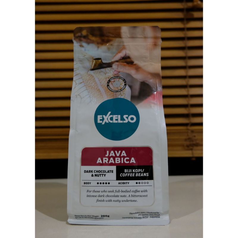 Jual Excelso Java Arabica 200g (biji) | Shopee Indonesia