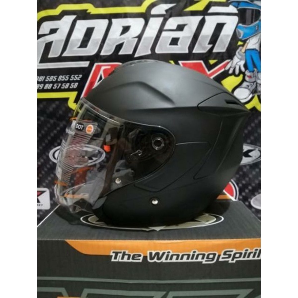 Jual HELM INK DYNAMIC SOLID BLACK DOFF ORIGINAL HELM INK DYNAMIC BLACK ...