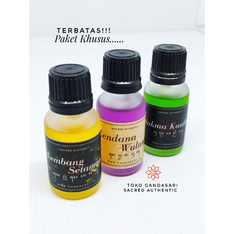 Jual TERBATAS! Paket Hemat sukma kanthil cendana wulung kembang setaman ...
