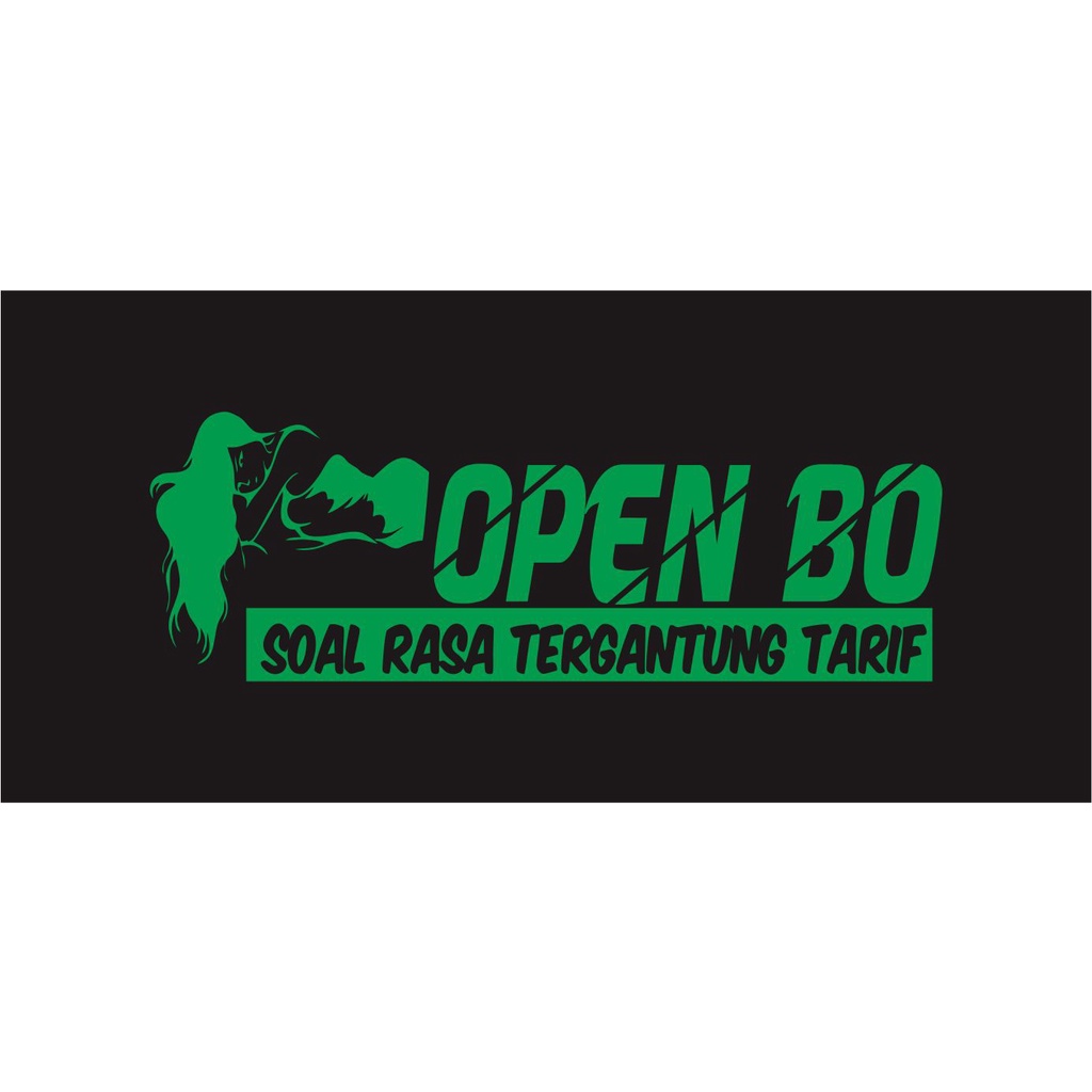 Jual Sticker OPEN BO SOAL RASA TERGANTUNG TARIF Bimbingan Orang Tua ...