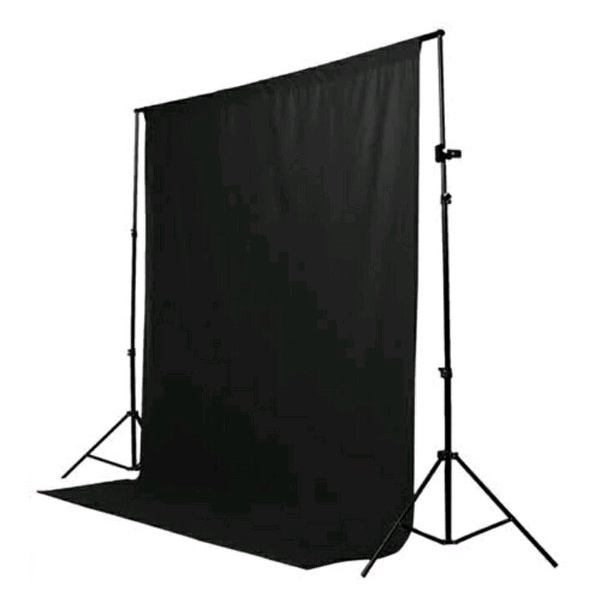 Jual Kain Background Backdrop Hitam Black Polos Studio Foto 3x4 M ...