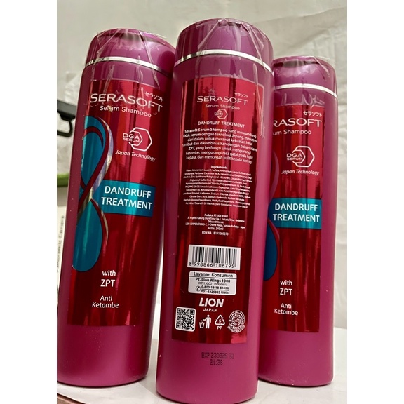 Jual SERASOFT Shampoo 340ml Dandruff Treatment Original Surabaya ...