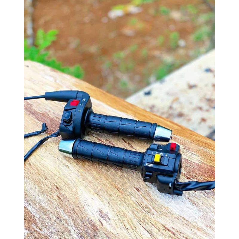 Jual Saklar Holder Kanan Kiri Ninja Ksr Rr R Set Handgrip Grip Hanfat ...
