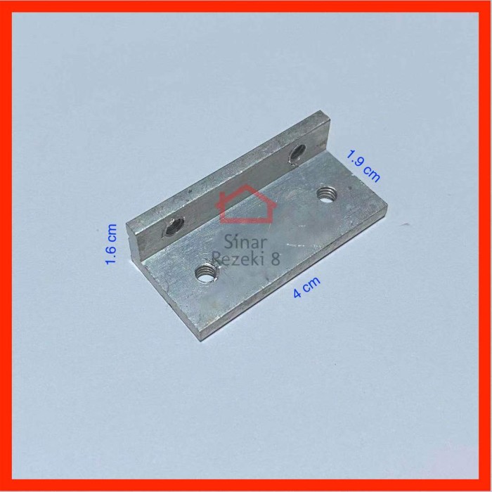 Jual Siku Frame TENGAH / Sambungan Alumunium Profil Konektor | Shopee ...