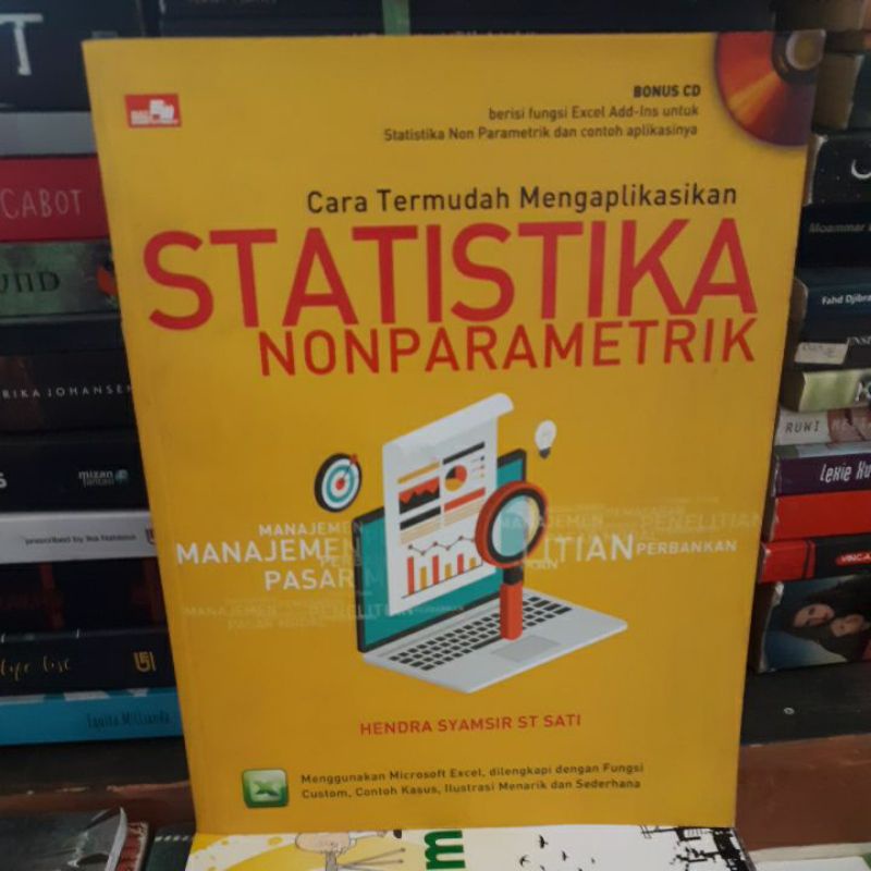 Jual buku original cara termudah mengaplikasikan statistika non parametrik | Shopee Indonesia