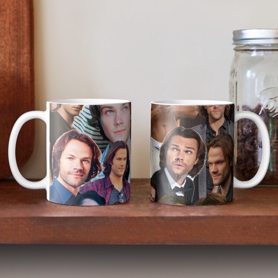 Jual Mug Keramik Gambar Jared Padalecki Photo Collage | Shopee Indonesia