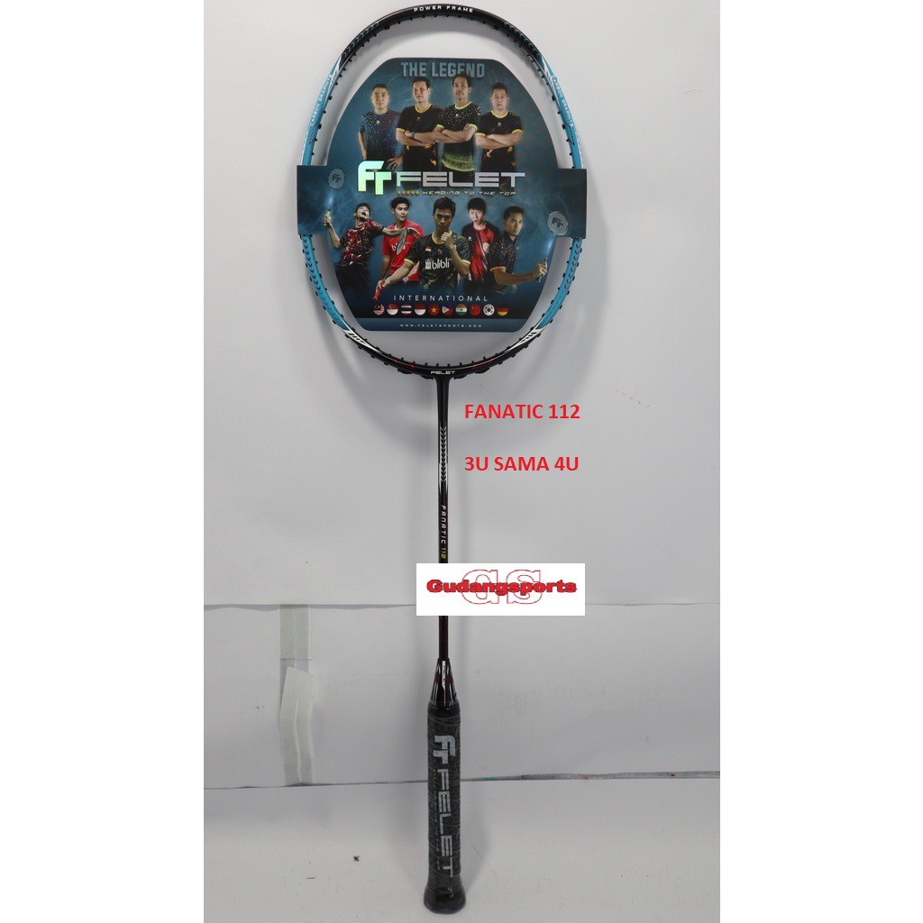 Jual RAKET BADMINTON FLEET FELET FANATIC 112 ORIGINAL | Shopee Indonesia