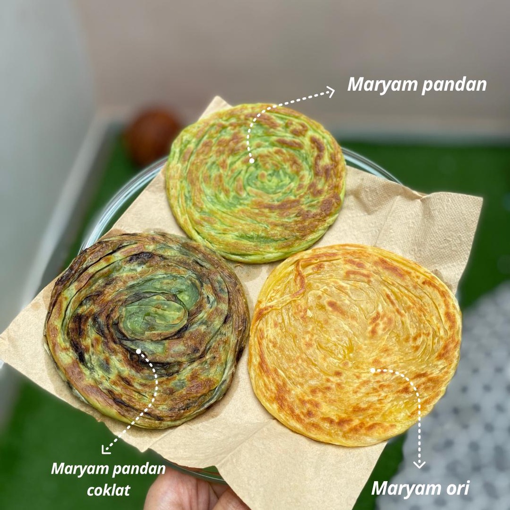 Jual Roti Maryam/Roti Cane 3 Varian Rasa Isi 5 | Shopee Indonesia