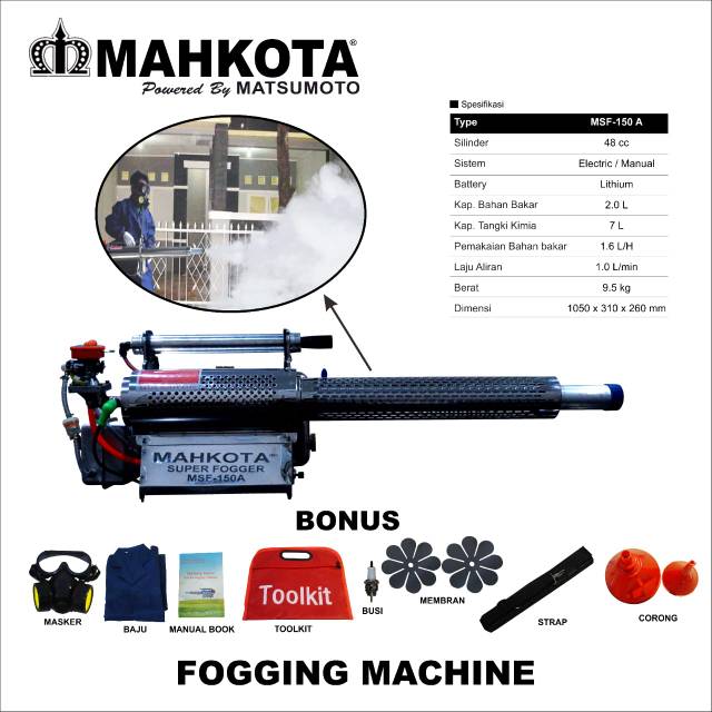 Jual Mesin pogging machine MSF 150A mahkota | Shopee Indonesia