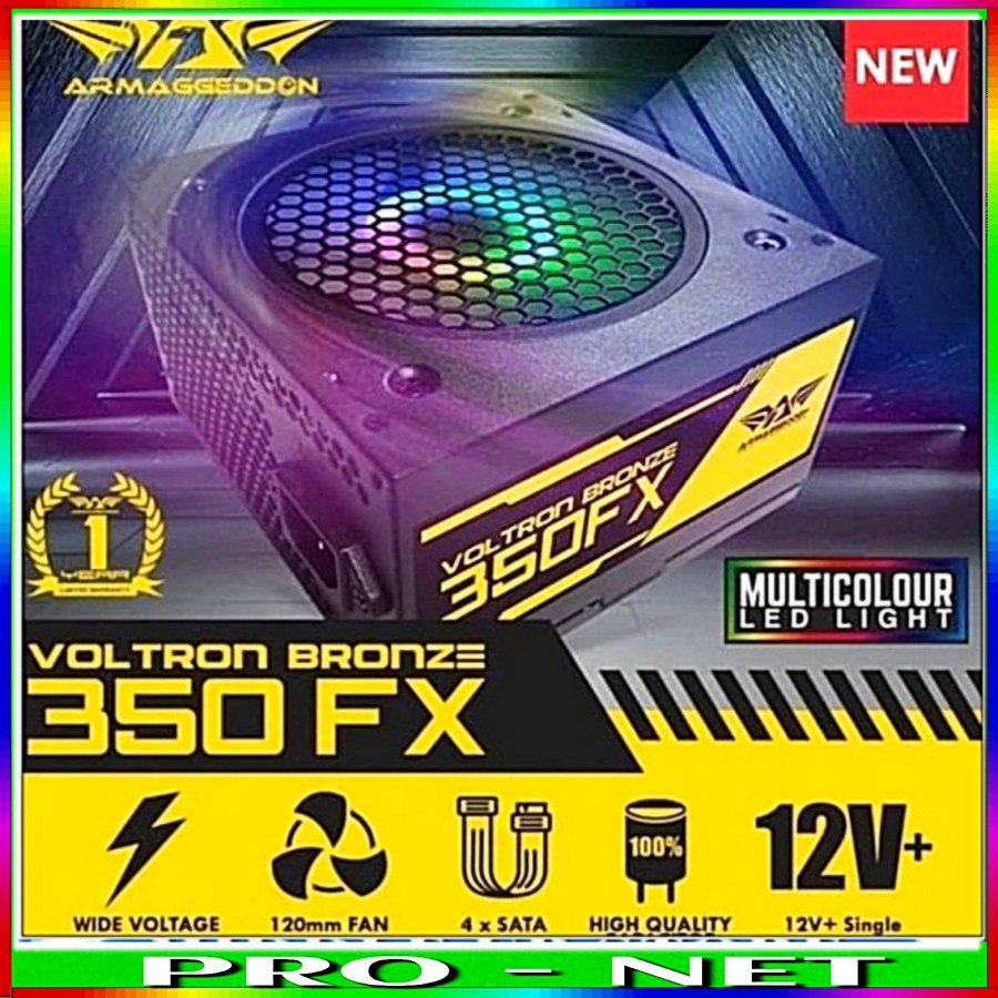 Jual Power Supply Armaggeddon Voltron Bronze 350fx | Shopee Indonesia