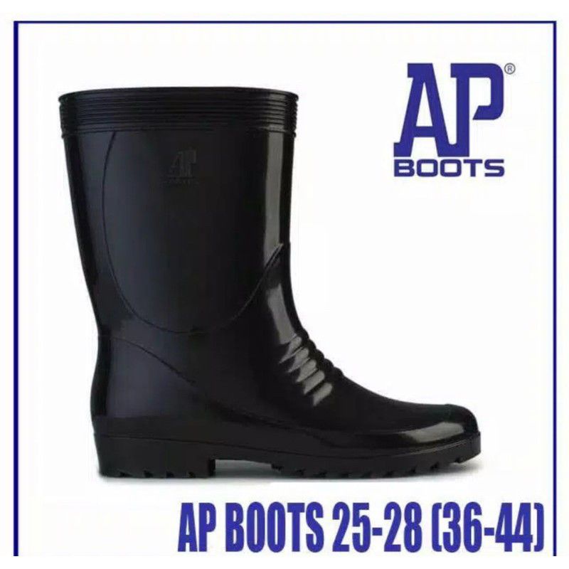 Jual AP BOOTS HITAM PENDEK Sepatu Boots (AP 1 Black) | Shopee Indonesia