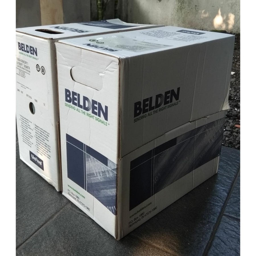 Jual KABEL DATA LAN UTP cat5 / cat 5e BELDEN 1 roll 300 meter 300m ...
