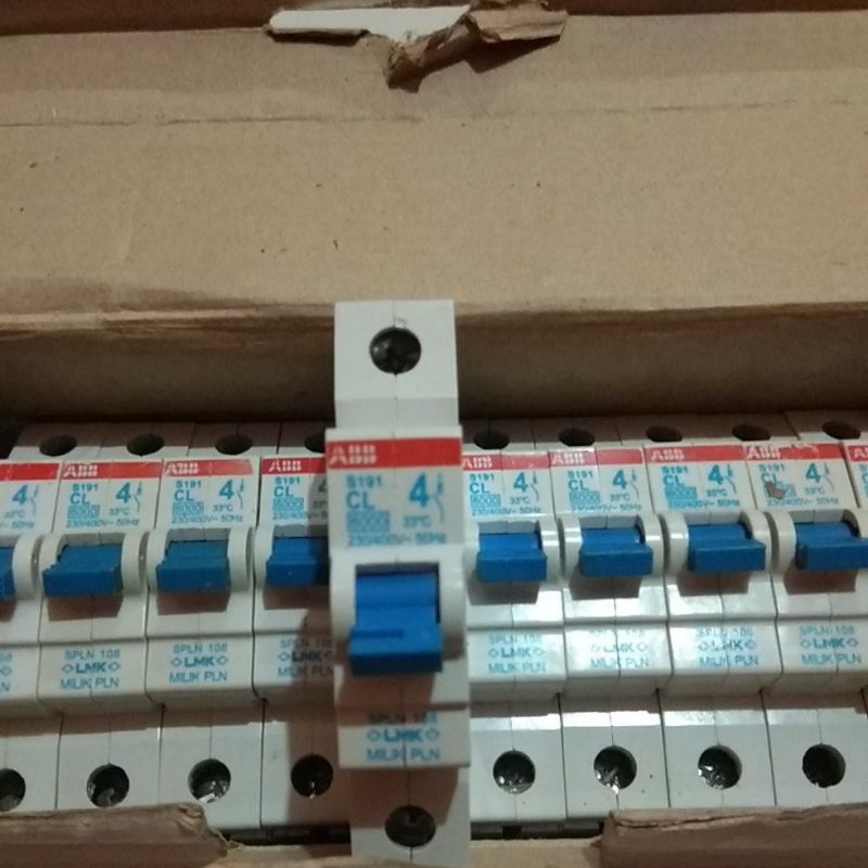 Jual mcb ABB 4a modifikasi anti jeglek | Shopee Indonesia
