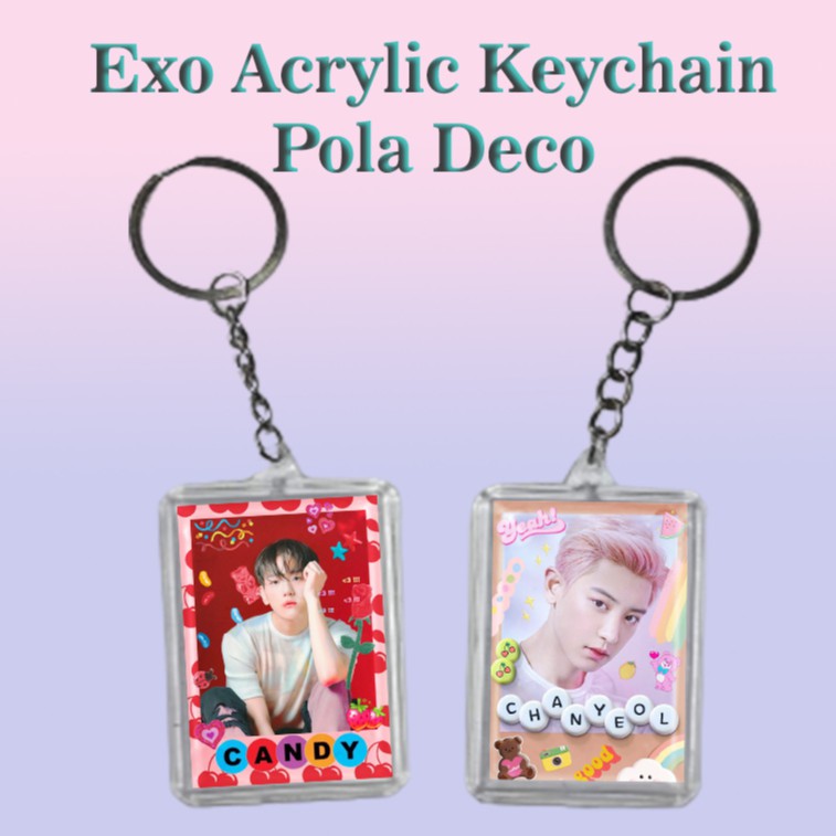 Jual (Ready) EXO Acrylic Keychain Deco / Gantungan kunci kpop Exo ...