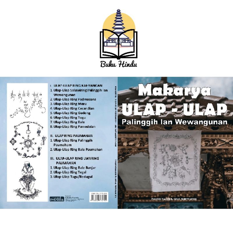 Jual Buku Makarya Ulap-Ulap Palinggih lan Wewangunan (123 jenis ulap ...