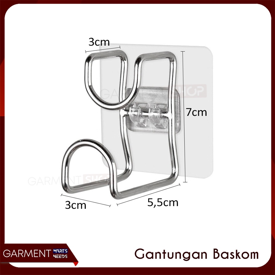 Jual MHOOK - Magic Hook Pengait Jam Pigura Rak Multifungsi Gantungan ...