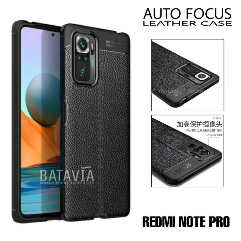 Jual Soft Case Xiaomi Redmi Note 10 Pro Case Auto Focus Leather Case ...