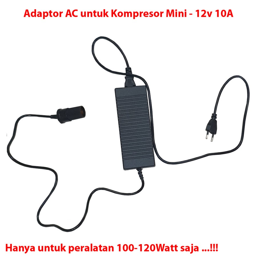 Jual Converter AC to Female Lighter Socket 12V 8A Adaptor Mini ...
