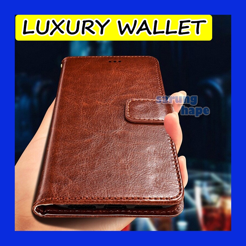 Jual Case Xiaomi Redmi Note 10 Pro - Dompet HP Kulit Luxury Leather Flip Wallet Case Cover ...