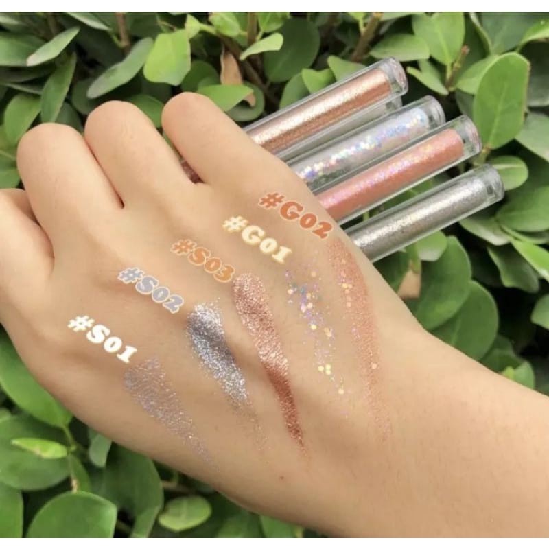 Jual Glittering Liquid Eyeshadow Starlight Liquid Eyeshadow Shimmer Eye ...