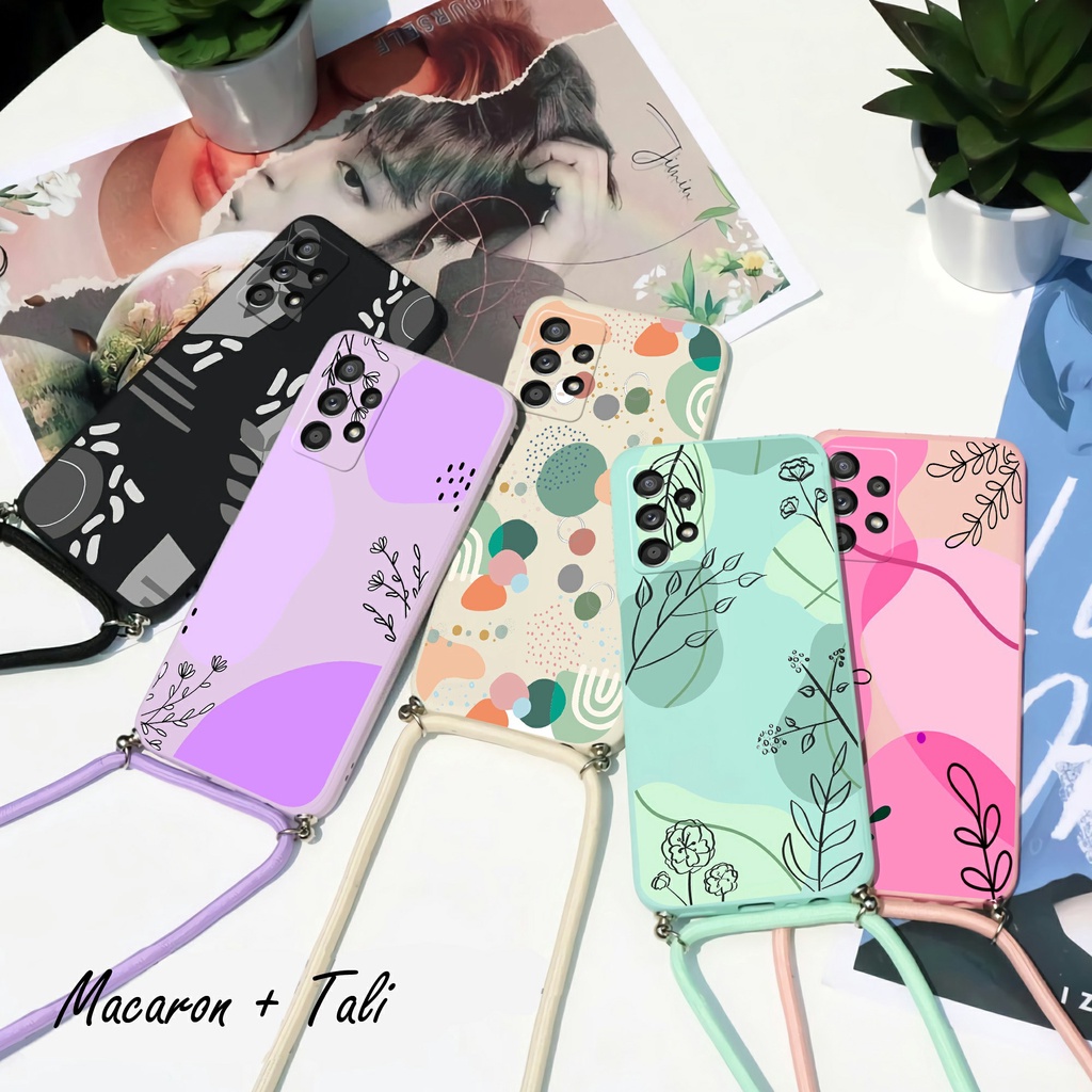 Jual Sling Soft Case Macaron TPU Tali (Mac14) Samsung A17 A07 A16 A26 A36 A56 A15 A25 A35 A55 ...