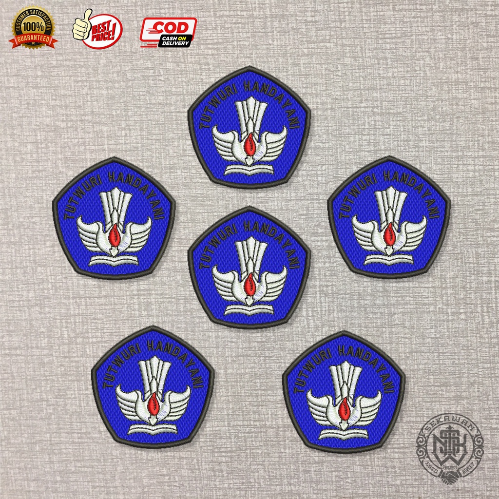 Jual BADGE TUT WURI HANDAYANI BORDIR / SEKAWAN BORDIR | Shopee Indonesia