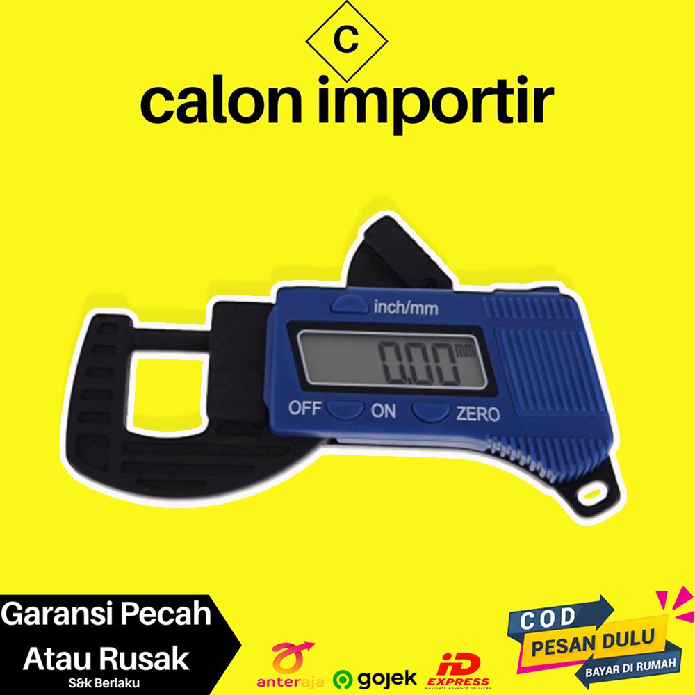 Jual Alat Pengukur Ukur Ketebalan Benda Digital PenggarisMicrometer ...