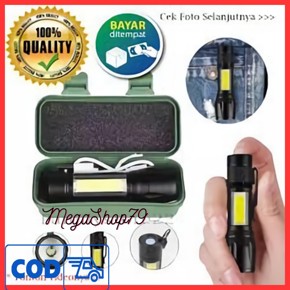 Jual LAMPU SENTER LED POLICE SWAT MINI TACTICAL SUPER TERANG | Shopee ...