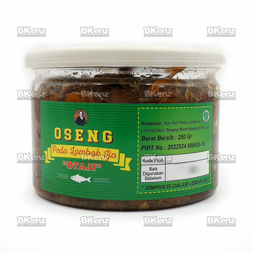 Jual Otaji Oseng Peda Lombok Ijo 250gr | Shopee Indonesia