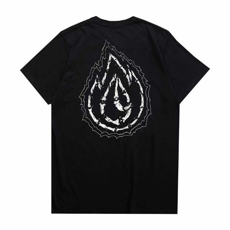 Jual CROOZ BONES OG TSHIRT BLACK- t-shirt black- kaos hitam- crooz ...