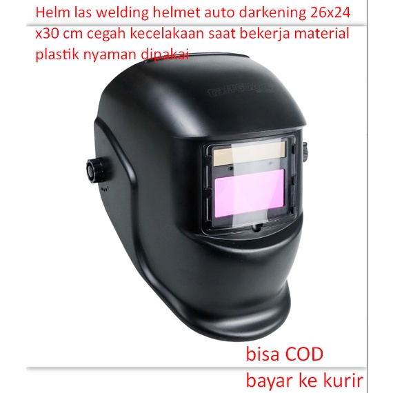 Jual Helm las welding helmet auto darkening 26x24x30 cm cegah ...