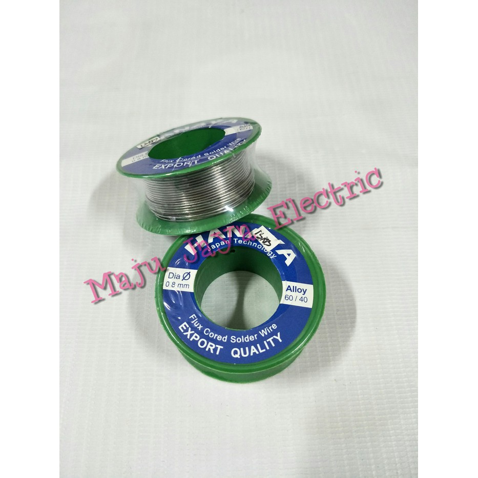 Jual Timah / Tenol Solder / Flux Cored Solder Wire 0.8 mm Milimeter 0 ...