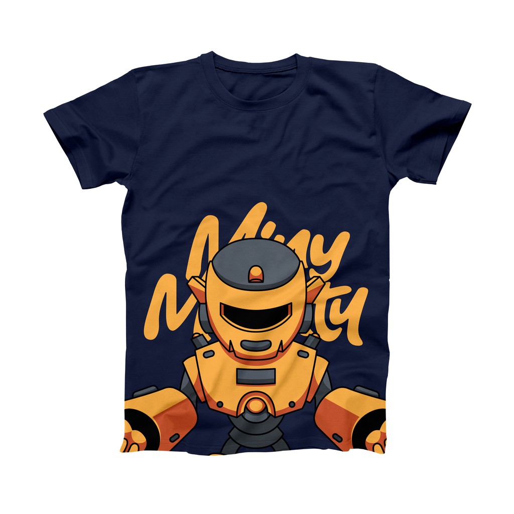 Jual Mini Mighty Baju Anak - Kaos Anak & Dewasa Mecha Squad Series Navy ...