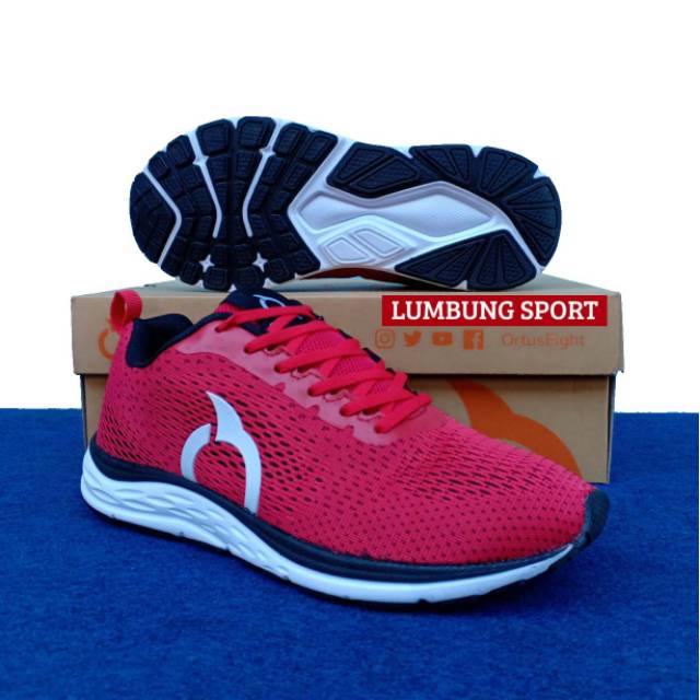 Jual Sepatu Running Ortuseight Vector Ortus Ortred/White Original ...