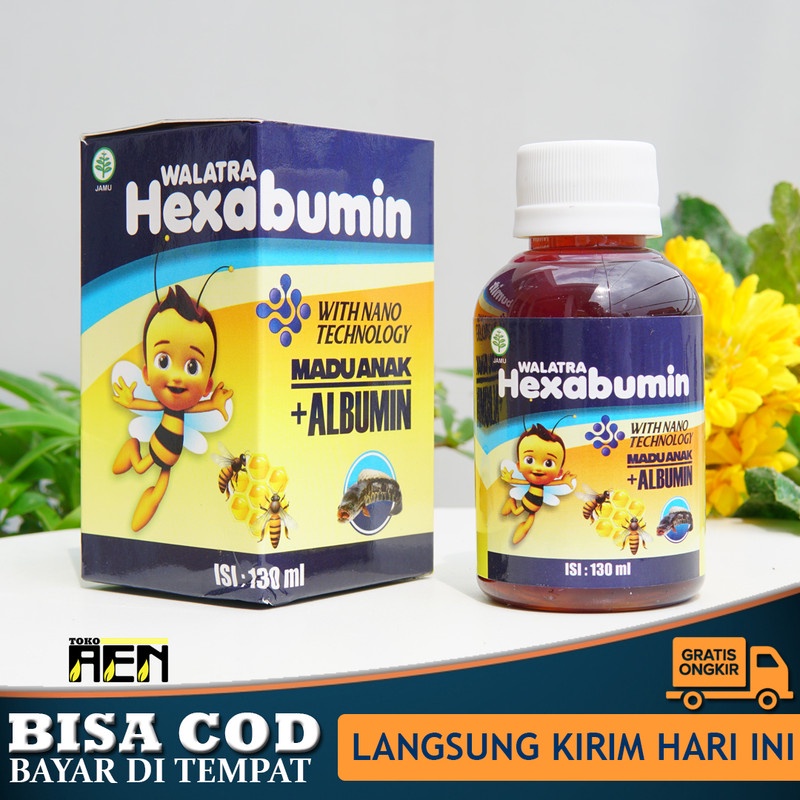 Jual HEXABUMIN Madu Anak Hipoalbumin, Obat Hipoalbuminemia Kekurangan ...