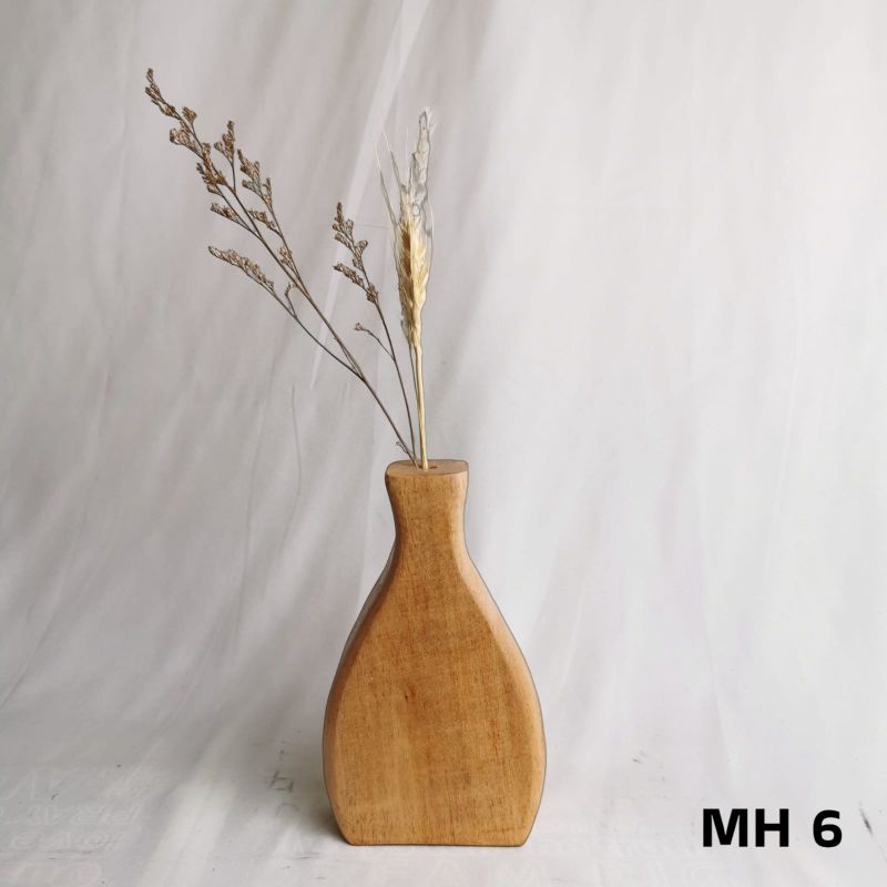 Jual VAS BUNGA KAYU MAHONI AESTHETIC HIASAN MEJA | Shopee Indonesia