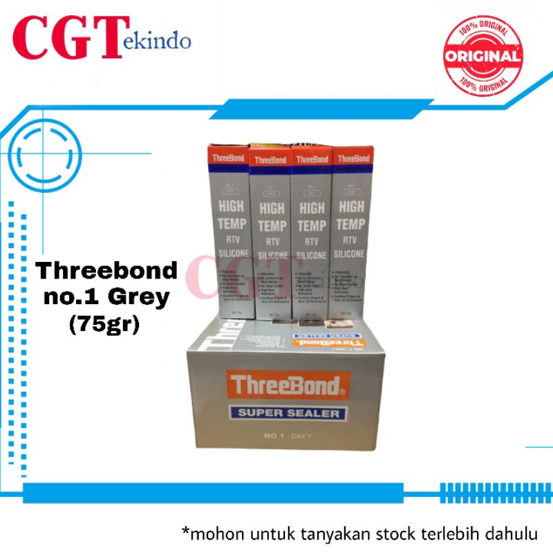 Jual Threebond Grey no.1 High Temp RTV Silicone 75gr | Shopee Indonesia