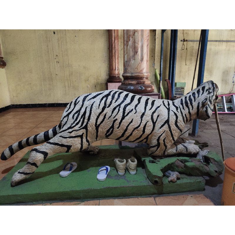 Jual Patung Macan Kayu Jati | Shopee Indonesia