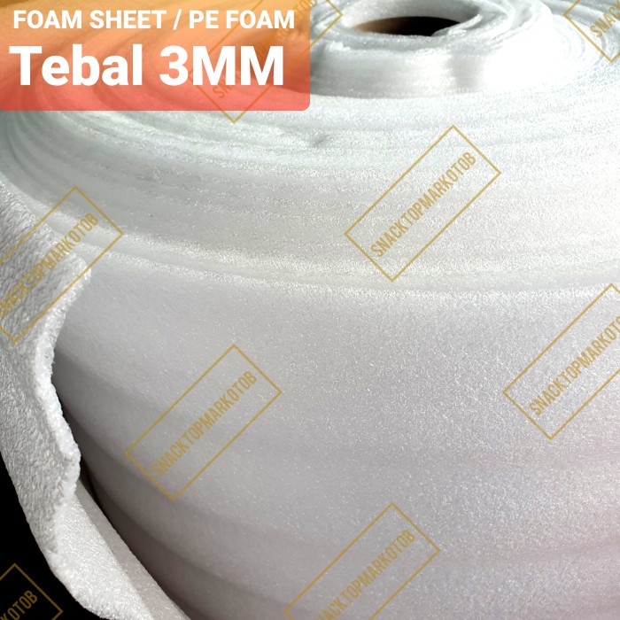 Jual NEW Pe Foam / Foam Sheet 3MM Busa Pembungkus Bandung Meteran ...