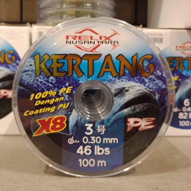 Jual Senar Kertang PE 3 Relix Nusantara Connecting per 100 meter | Shopee Indonesia