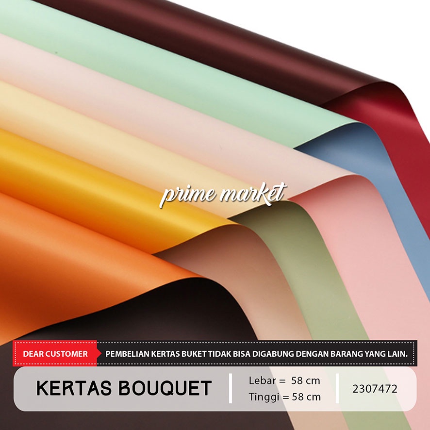Jual Kertas Buket 2 Warna / Buket Bunga / Flower Wrapping / Kertas ...
