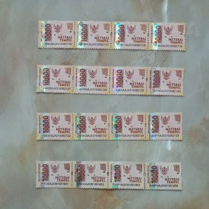 Jual Materai 3000 dan 10000 (Original) | Shopee Indonesia