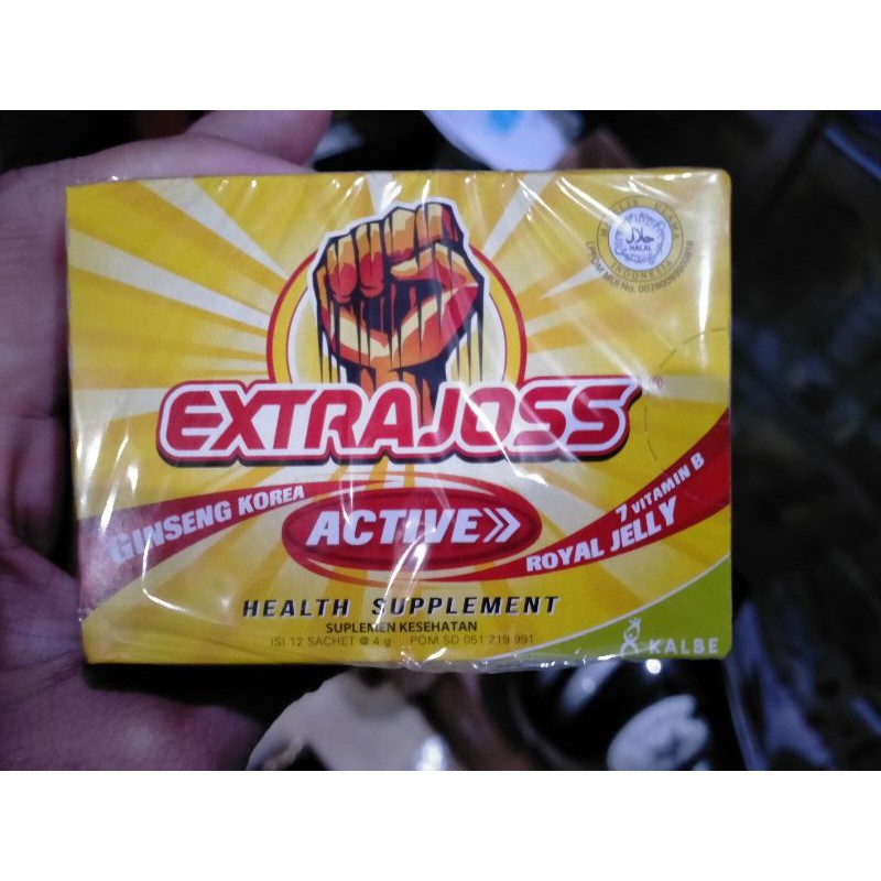 Jual EXTRA JOSS ISI 12 SACHET ,PER BOX KECIL | Shopee Indonesia