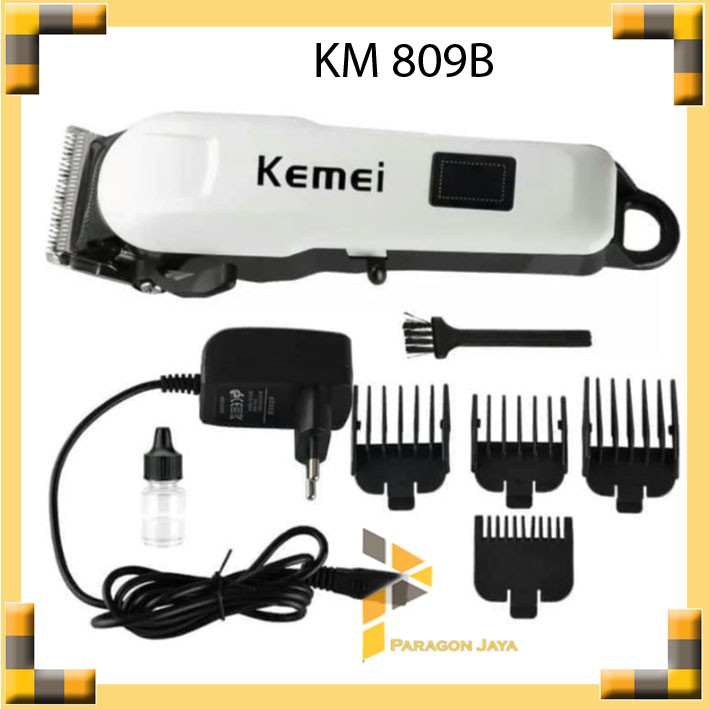 Jual Alat Mesin Cukur Rambut Kemei KM-809B Hair Clipper Cordless KM 809B | Shopee Indonesia