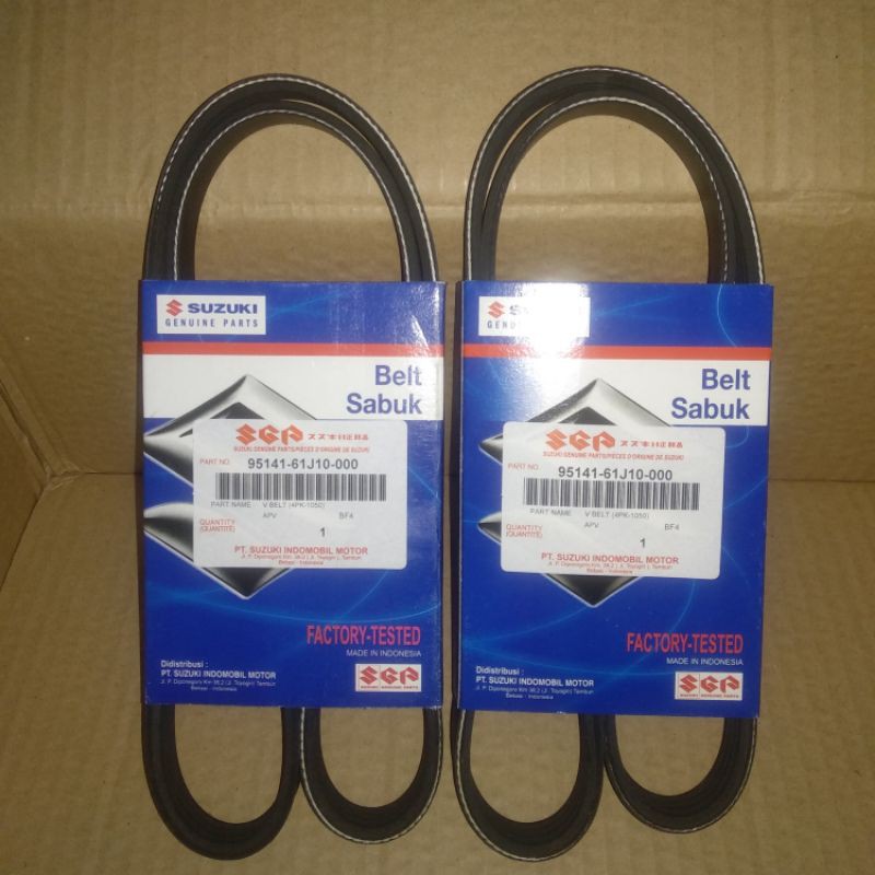 Jual fan belt / V-Belt tali kipas AC Suzuki APV 4pk 1050 original 1pc | Shopee Indonesia