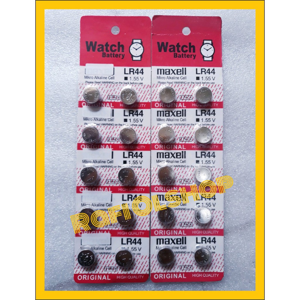 Jual Batre LR44 Baterai LR44 batre lr 44 Berkualitas | Shopee Indonesia